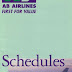 Airline memorabilia: AB Airlines (1998)