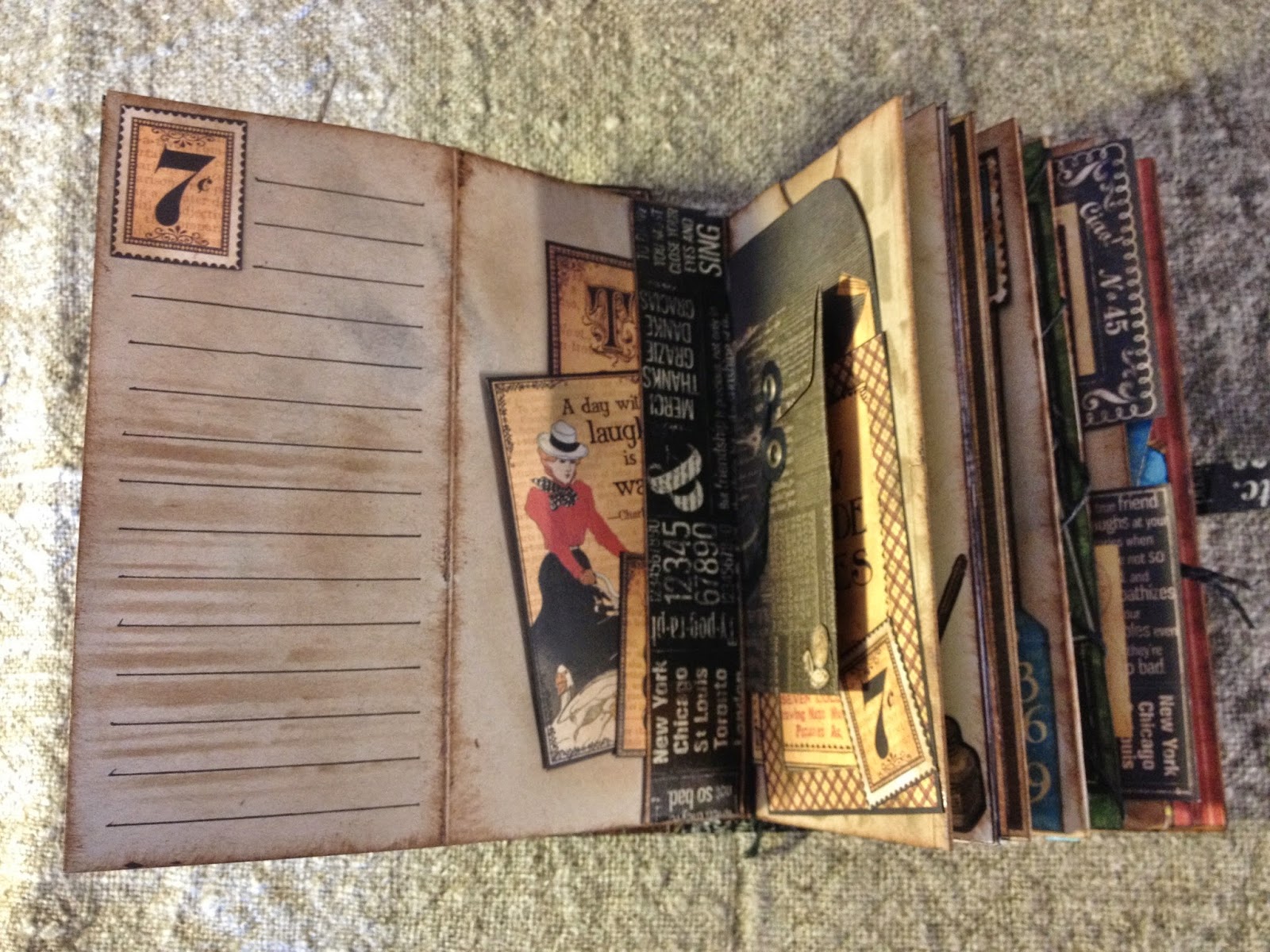 Graphic 45 Typography Junk Journal | annes papercreations | Bloglovin’