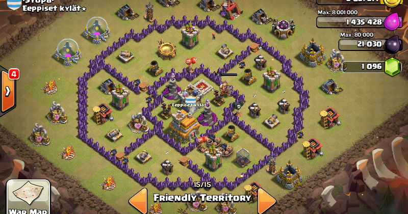 Best Clsah Of Clans War Bases - COC Layouts, Clash Of Clans War Layouts ...