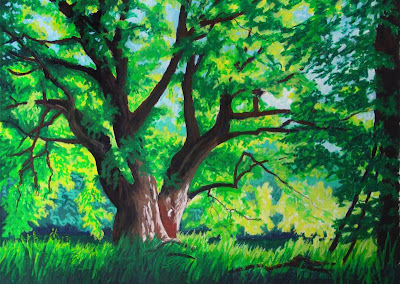 Middle Border Artist: Oil Pastel Mania!