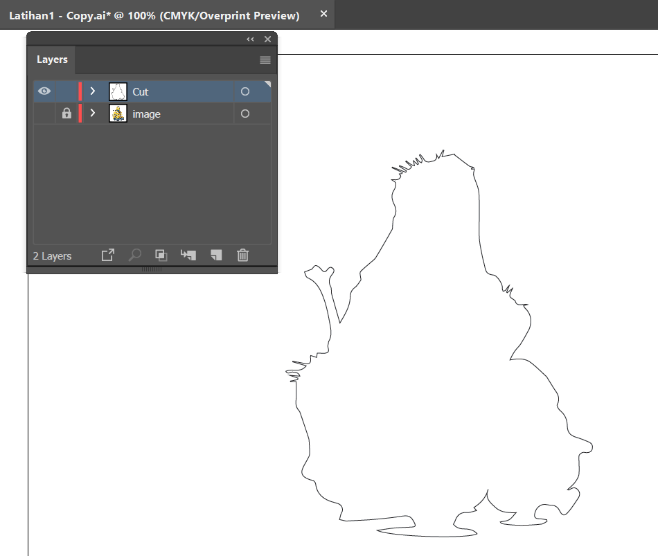 Color & Printing Knowledge: How to Make a Contour Cut Outline in ...