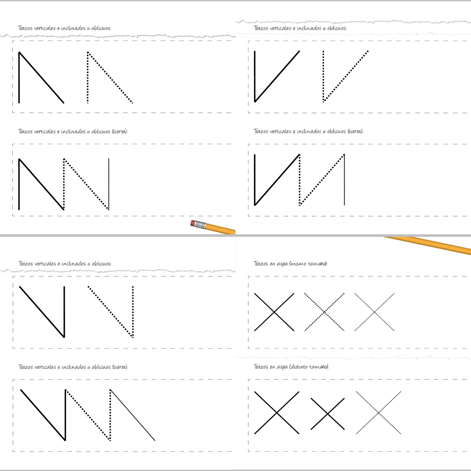 GRAFOMOTRICIDAD DE TRAZOS RECTOS, EL PRIMER PASO DEL APRENDIZAJE DE LAS ...
