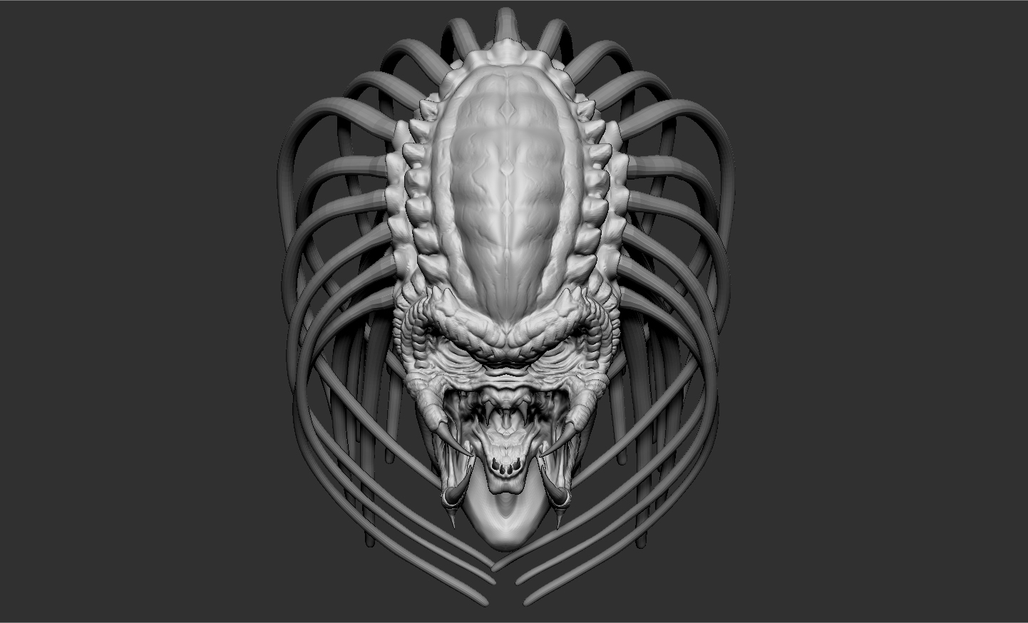 Graphyx Medley: Predator Head Sculpt