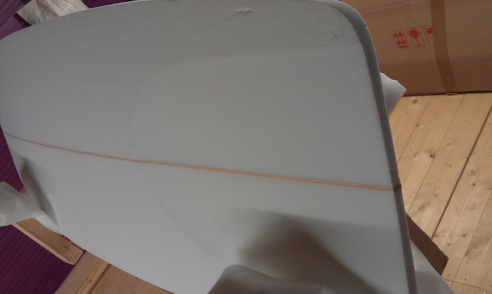 Surf la vie: Concave bottom tail : Mini Simmons étape 2