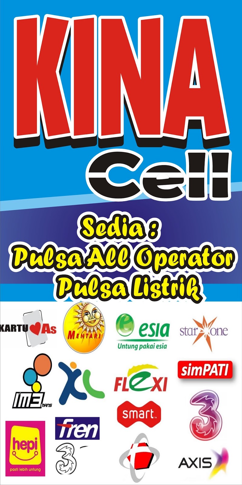 67+ Download Desain Spanduk Konter Pulsa Cdr