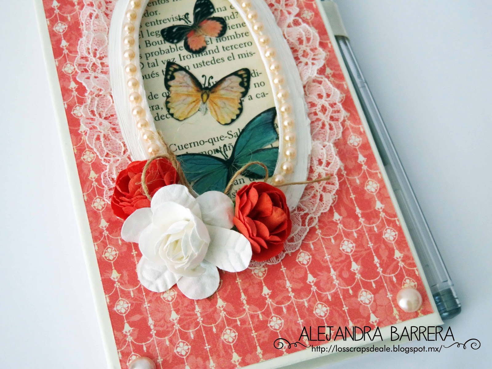 Los Scraps de Ale: Tutorial 65 LAC: Porta Libreta con Rocio Cano