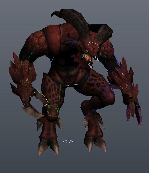 RigsArena - Free Rigs for 3ds Max: Night Creature Rigged 3ds Max