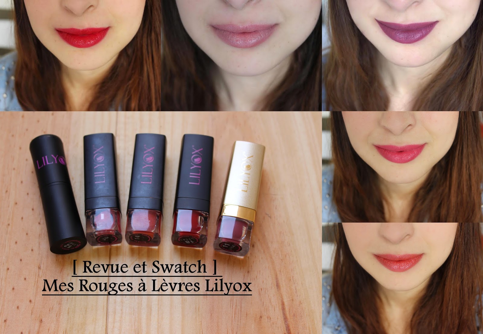 [ Revue et Swatch ] Mes Rouges à Lèvres Lilyox - Le Blog D'Une Tunisienne
