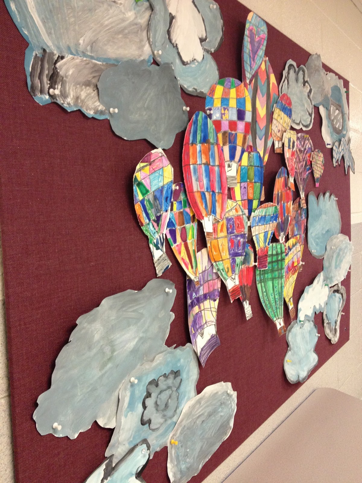 Color Me Michelle: Hot Air Balloons: 2nd Grade