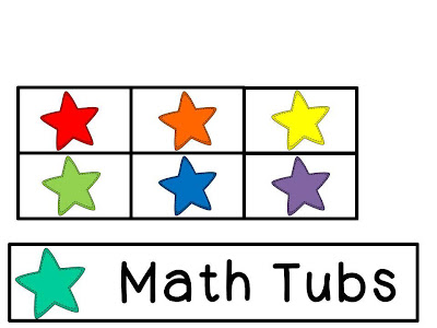 Mrs. Wheeler's First Grade Tidbits: Math Tubs