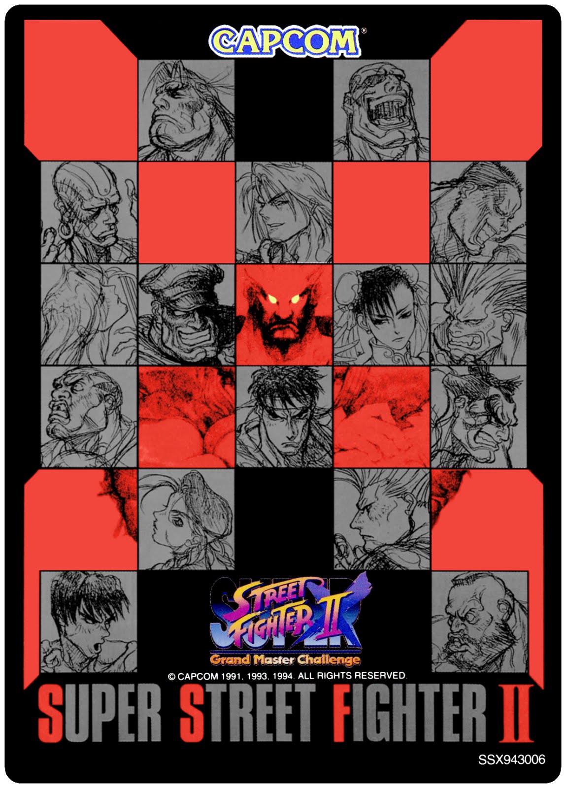 LABELS PARA CAPCOM CPS2