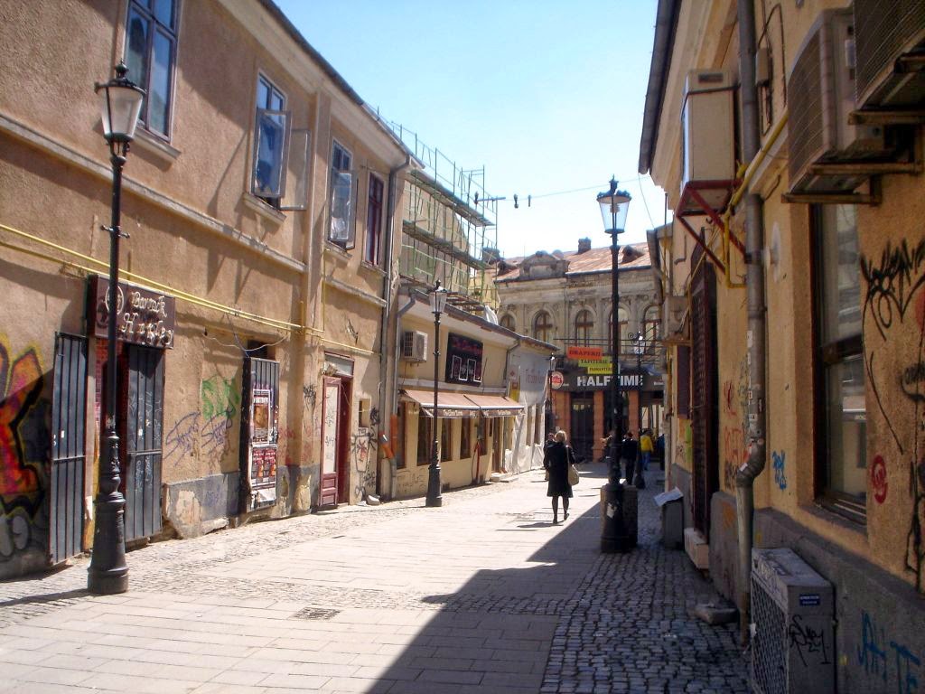 Turist în București: Strada Gabroveni - Centrul Vechi - Bucuresti