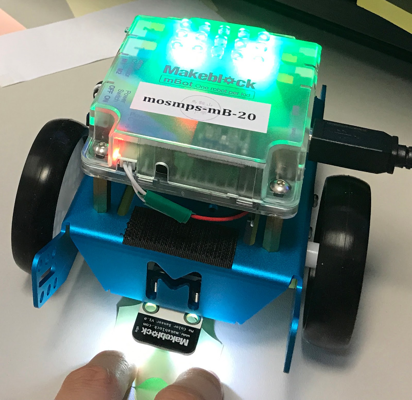 mBot與STEM的教學: Makeblock開箱：顏色辨識 Color Sensor