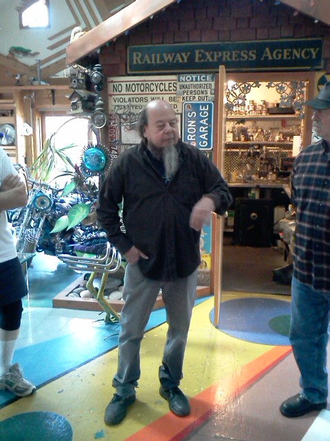 Metal Work by Doug Rutley: A shop tour with Ron Finch