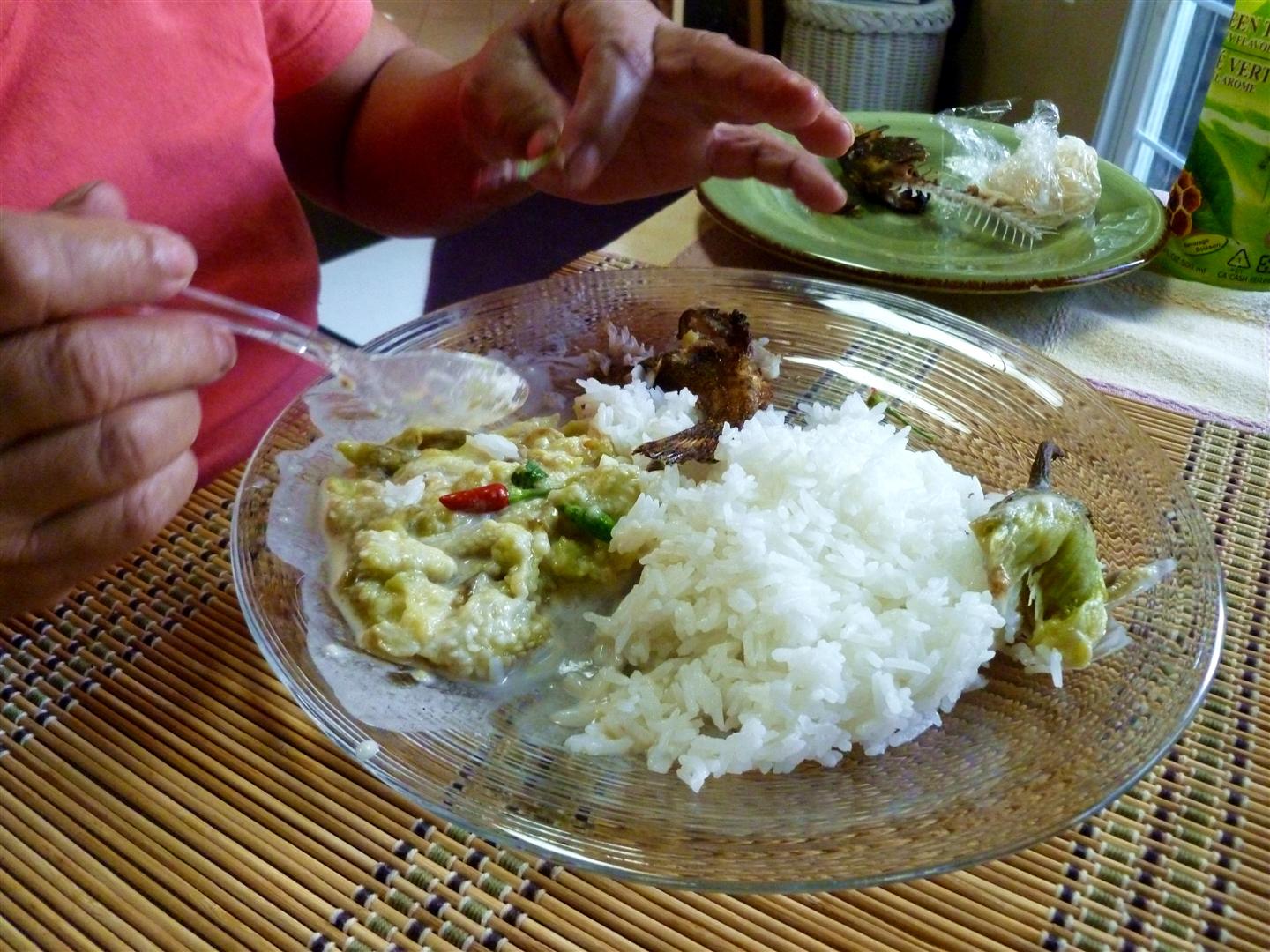 BBQGuam: BBQ'd Grouper (Gadao) and Eggplant