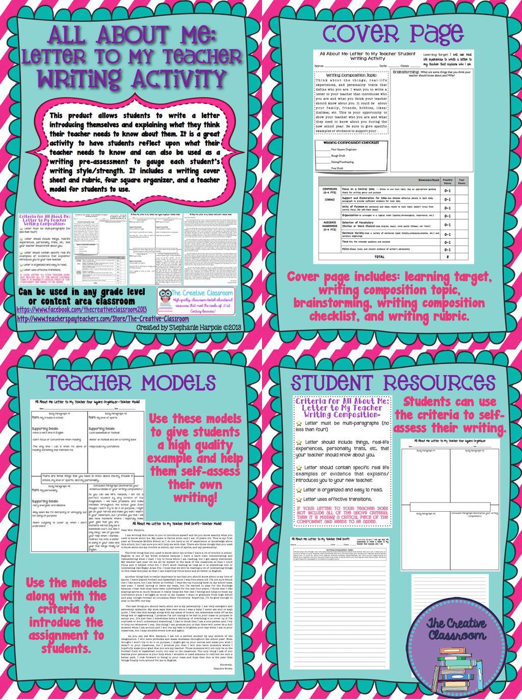 The Creative Classroom: The Creative Classroom Goes Back to School