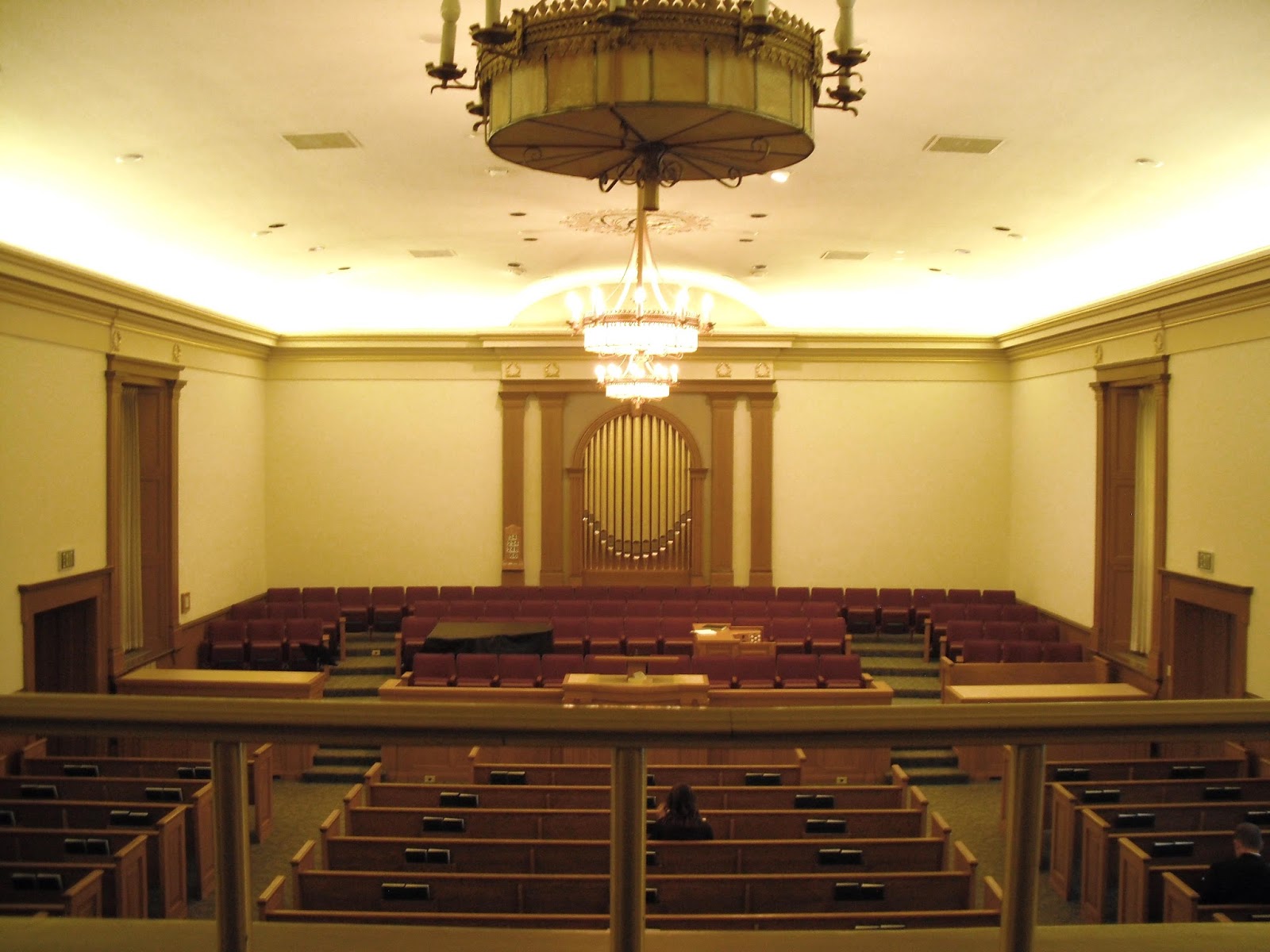 Historic LDS Architecture: Bountiful Tabernacle: Chapel Interior