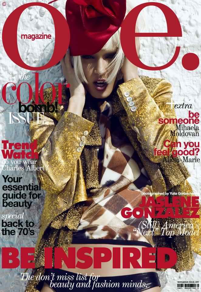 Beauty + Fashion + Everything: ONE Magazine Cover For November 2011 ...