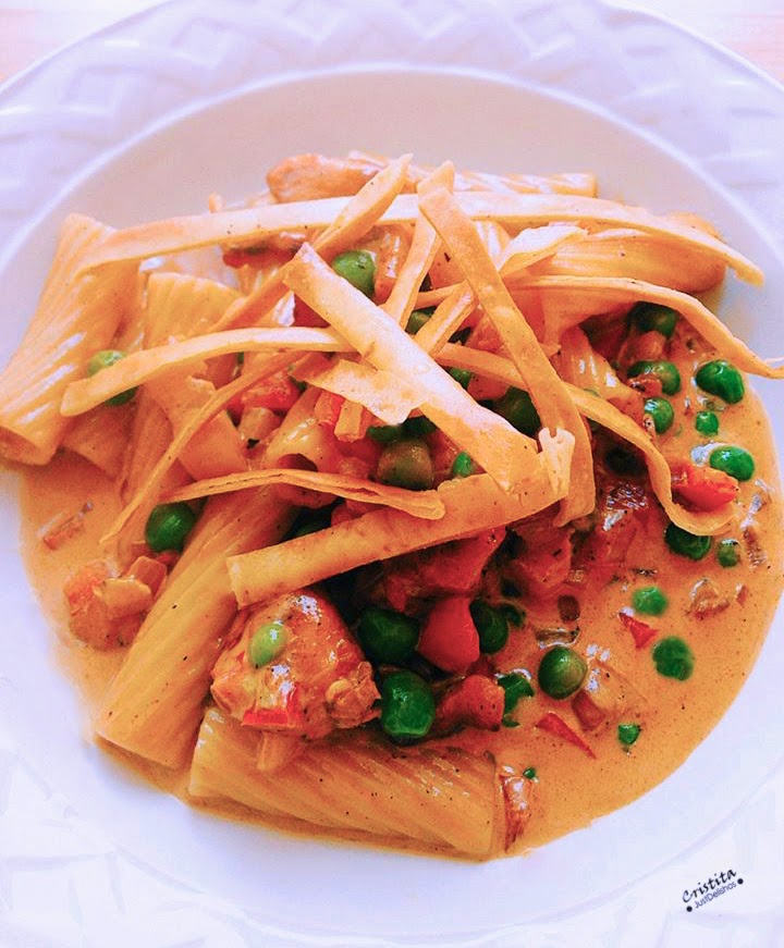 JustDelishos: Spicy Chicken Chipotle Pasta (Pasta con Pollo en Salsa de ...