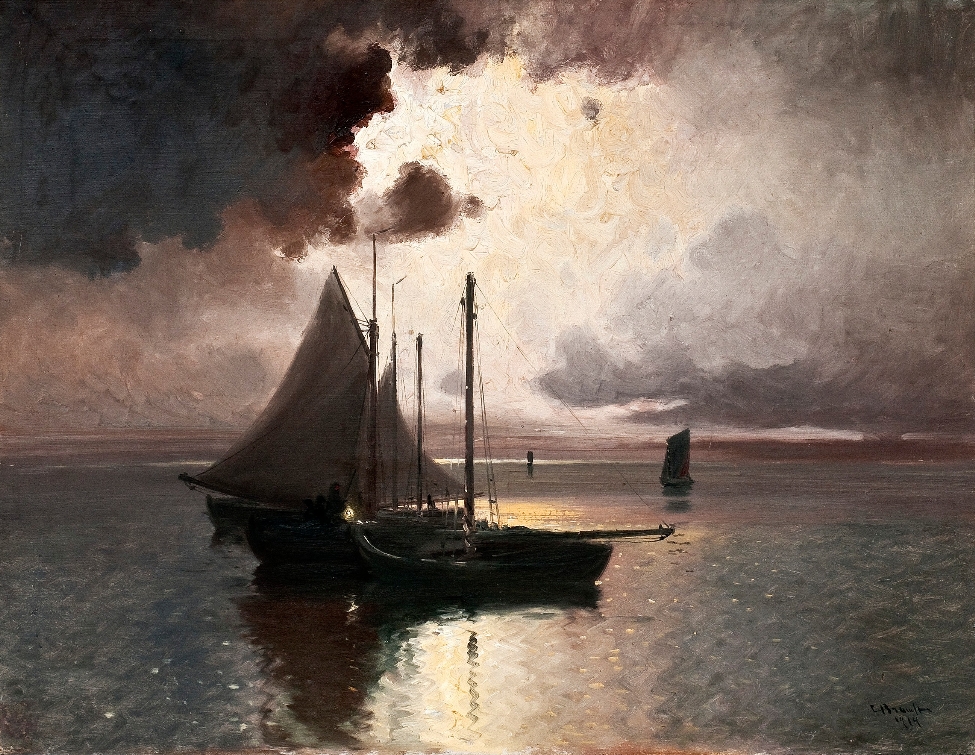 MARINES et Autres peintures: Carl BRANDT (1871 - 1930)