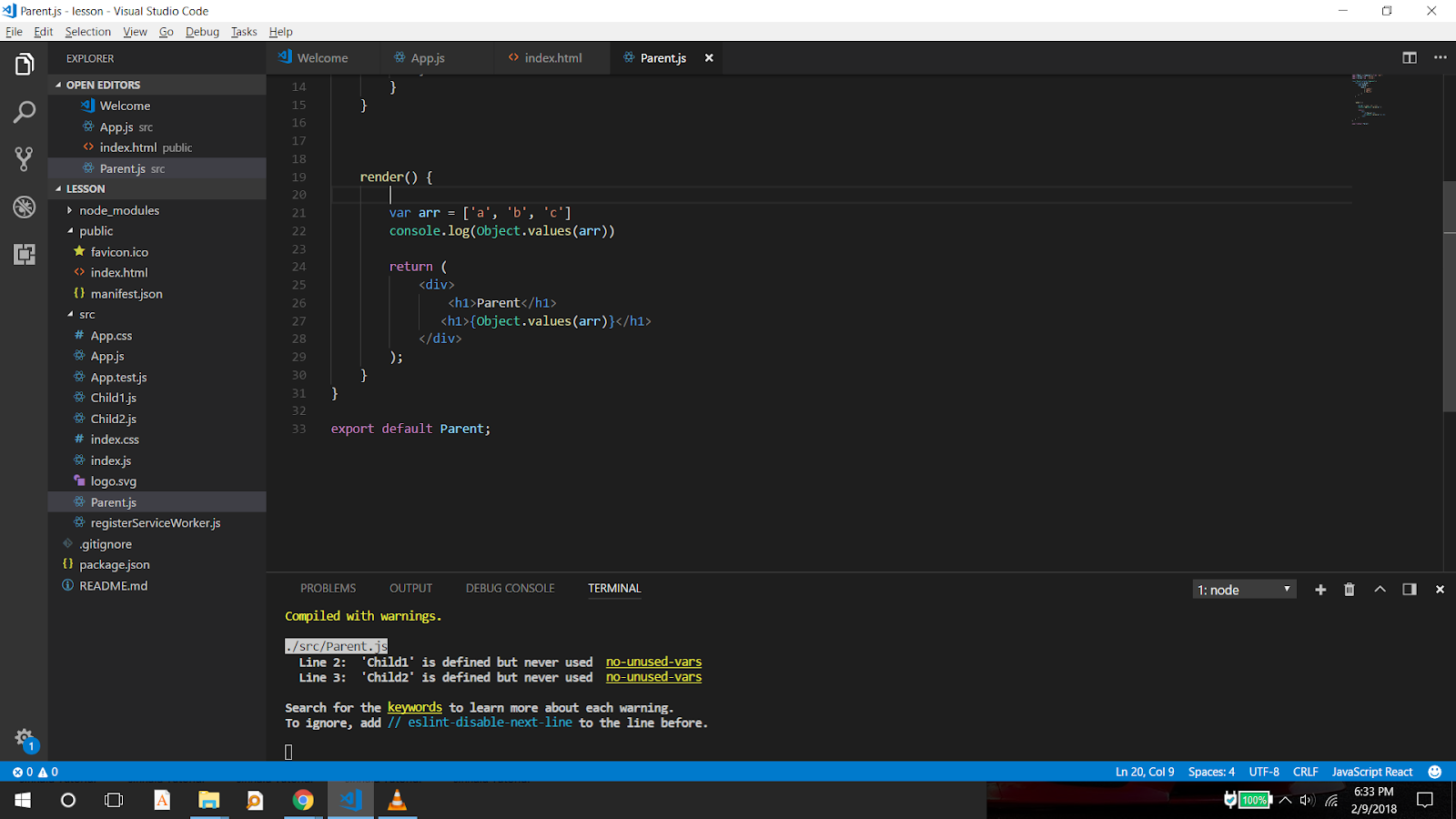 Reactjs Basic 19 - Object.Values සහ Object.Keys
