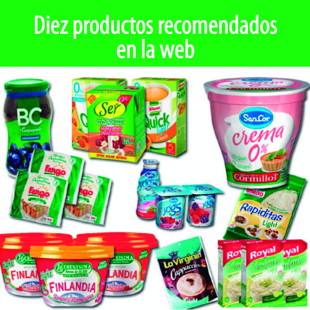 Una idea puede surgir de lo más simple...: Los productos saludables son ...