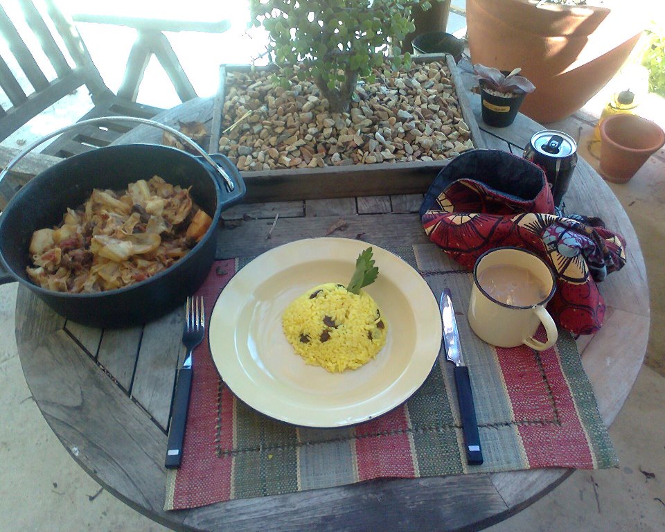 In en om die huis: koolbredie