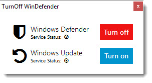 [AutoIT] TurnOff WinDefender, tắt Defender và Update Windows - opdo's BLOG