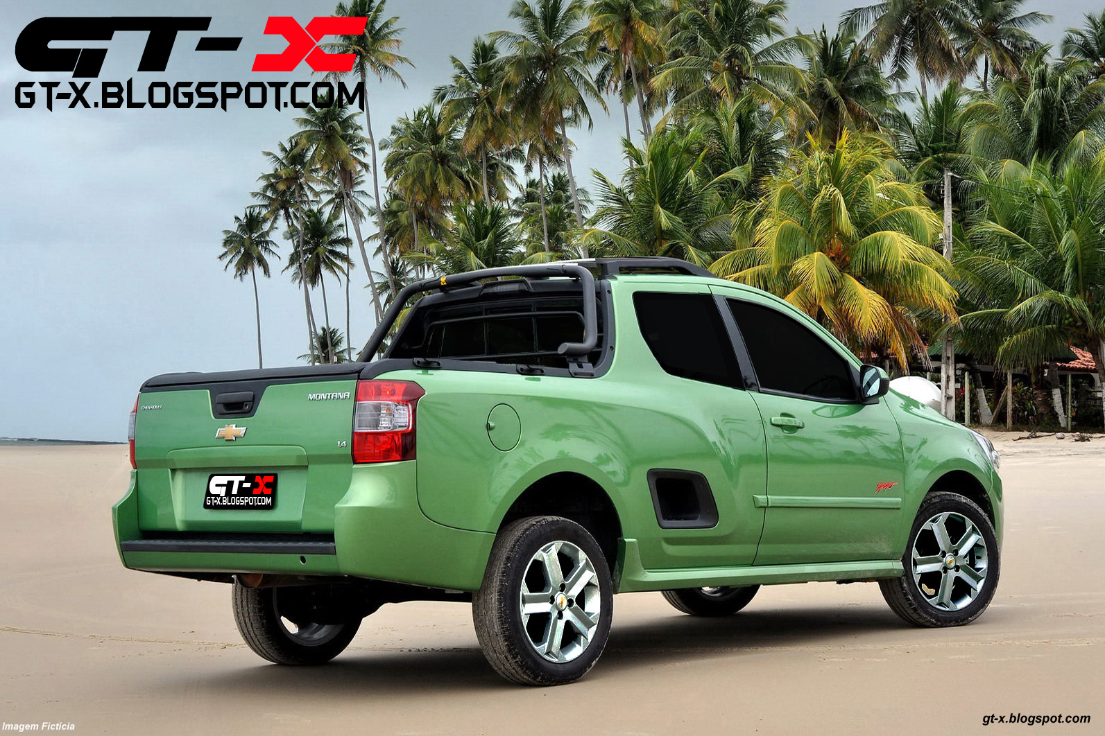 Auto Projetos: Chevrolet Montana Cabine Dupla 4 Portas - A anti toro ...