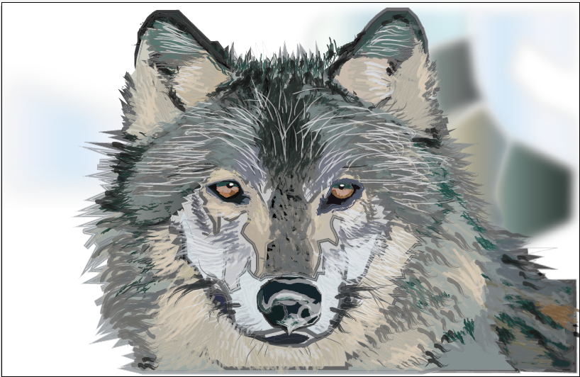CG-S12-JTORRES: WEEK 8- TRACE DRAWING: Wolf Variations