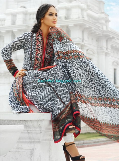 Fashion & Fok: Al Karam Textile Summer Spring Lawn Collection 2013 ...