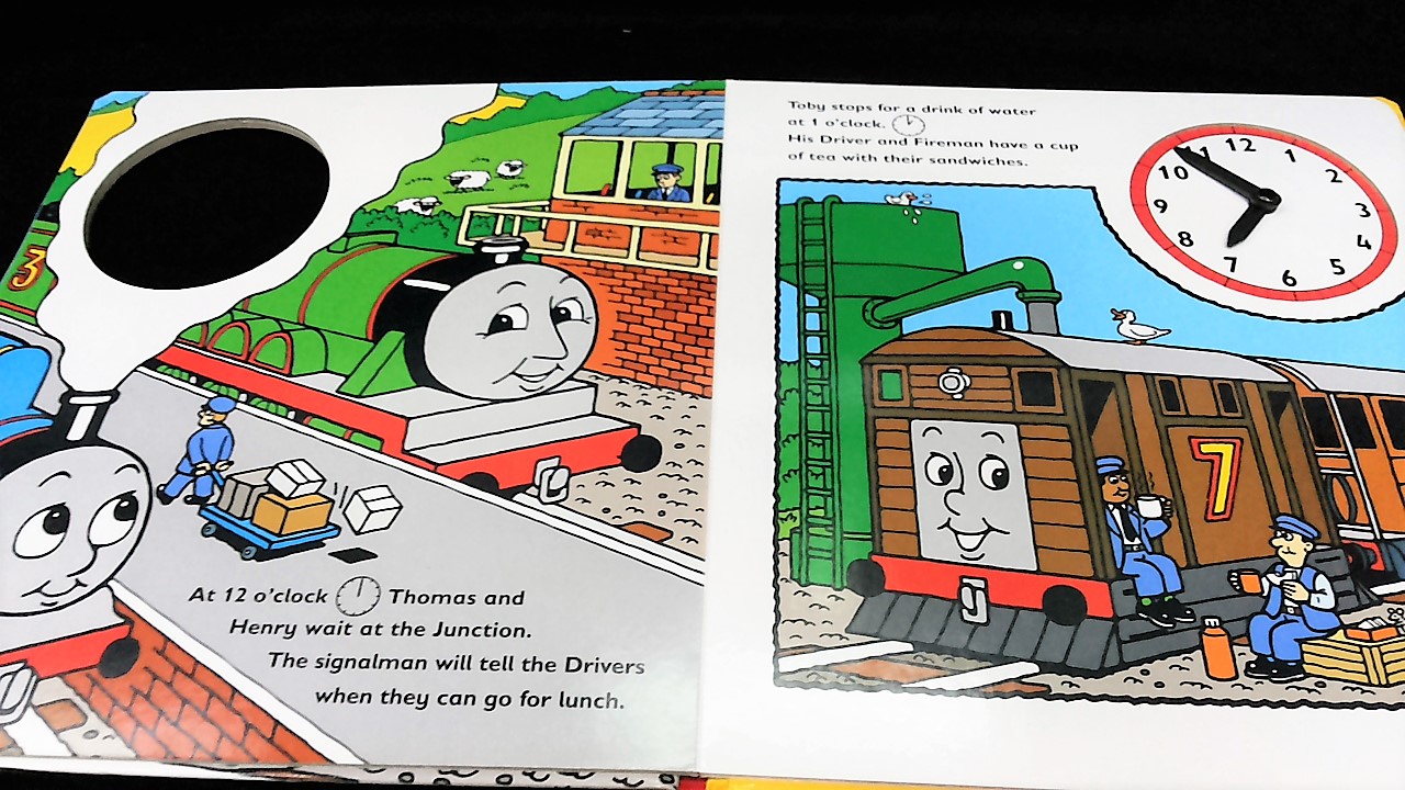 Kid Books Blog: 668.Tell the Time with Thomas