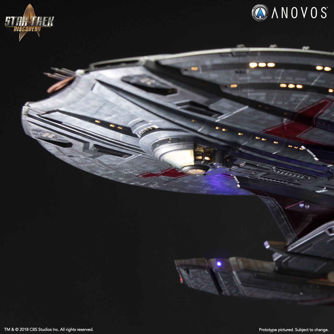 The Trek Collective: Anovos reveals high-end Discovery starship models