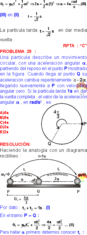 MOVIMIENTO CIRCULAR UNIFORMEMENTE VARIADO FÓRMULAS EJEMPLOS Y ...