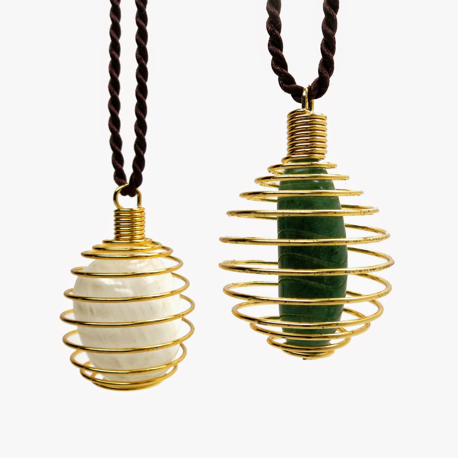 I Dig Crystals Blog: Capture Crystals in Cage Necklaces