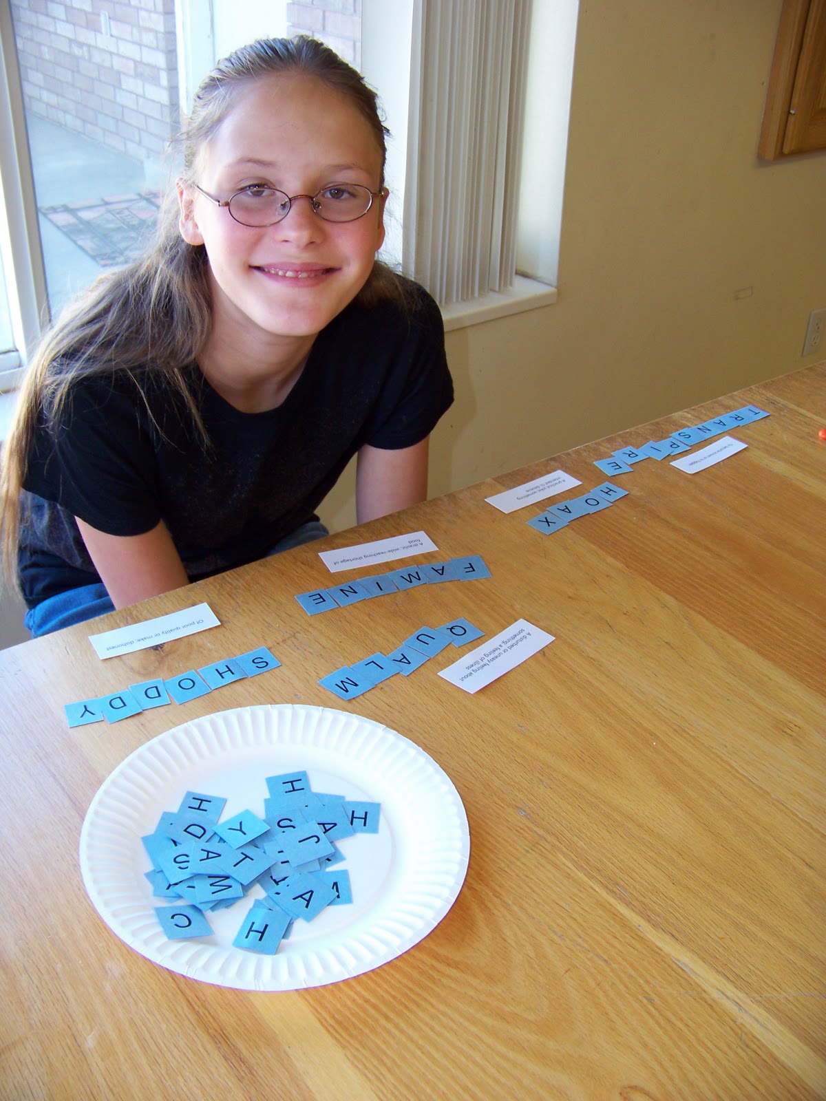 Our Fun Homeschool: Vocabulary Spelling Game