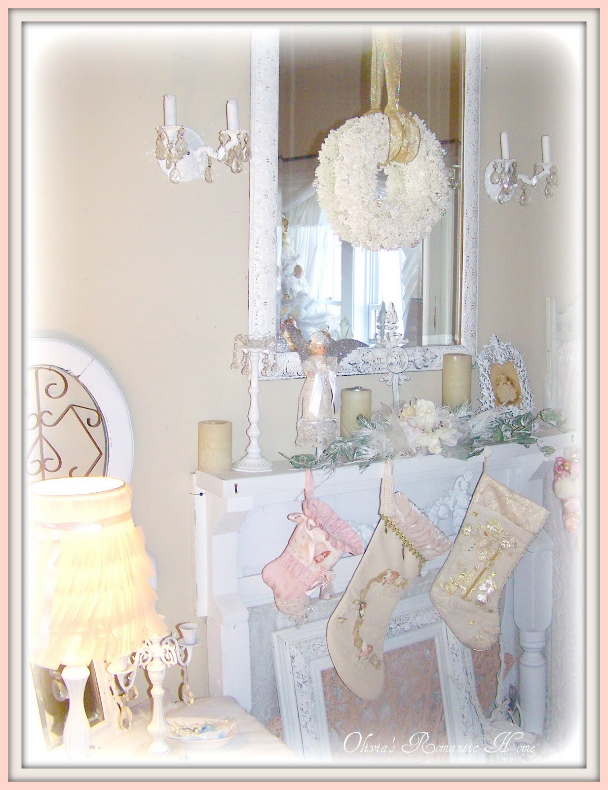 Olivia's Romantic Home: Merry Shabby Chic Pink Christmas!