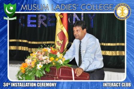 Interact Club of Muslim Ladies College: 34th Installation Of Muslim ...