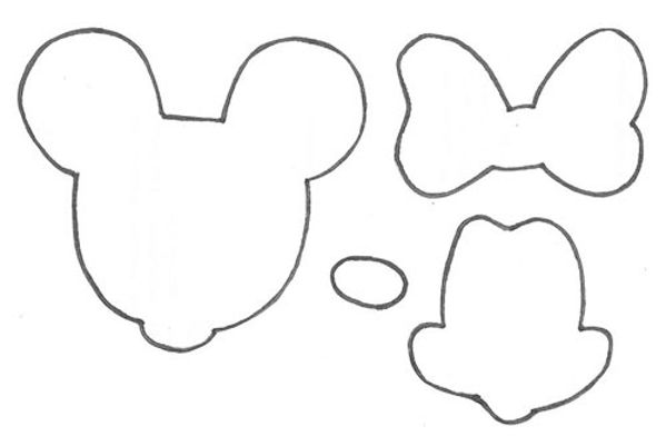 29 Moldes de Minnie para artesanato com eva - Moldes e Gráficos| Como ...