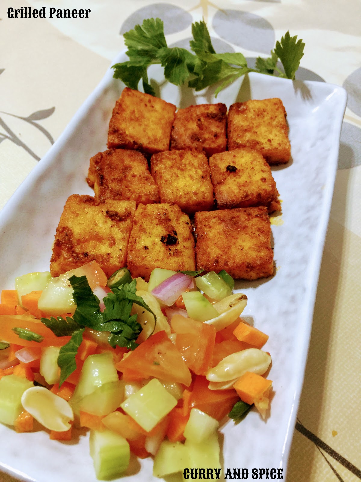 CURRY AND SPICE: GRILLED PANEER