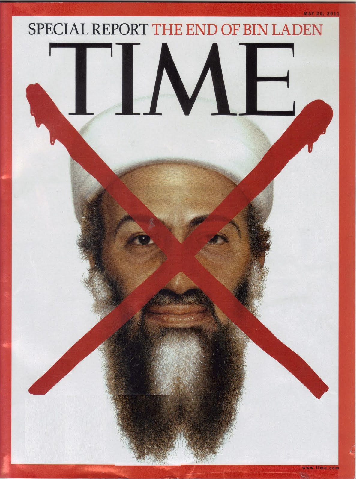 JT IRREGULARS: Time Magazine "X"ed out Bin Laden