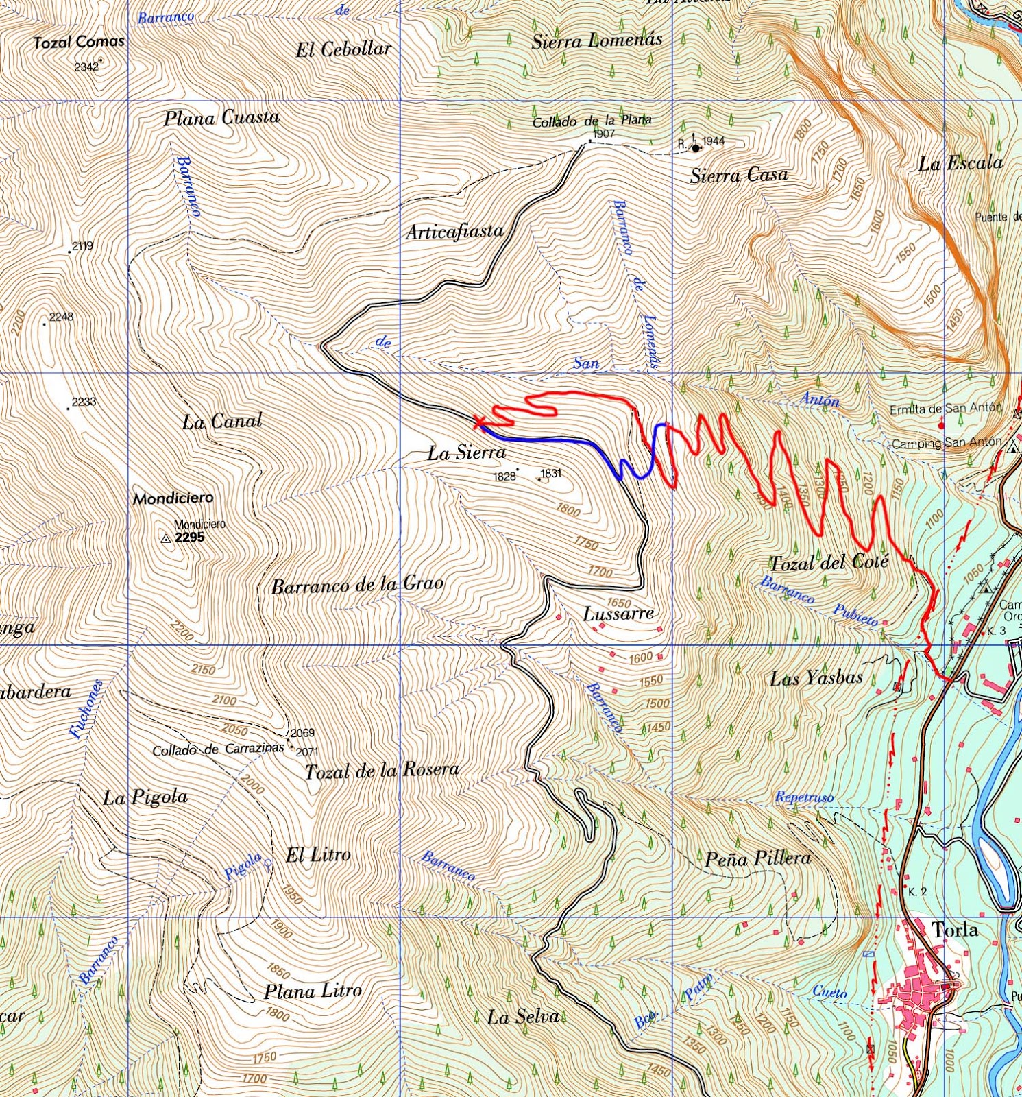 Subiendo a...: Tozal de comas (fallida) 07/03/2013