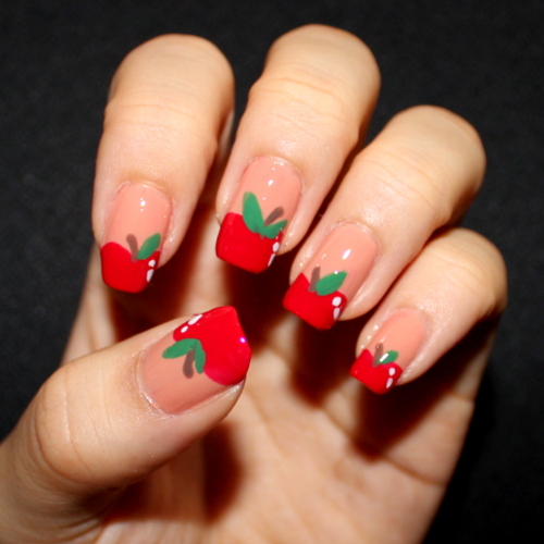Fabulous Nail Art Apple | Fashionate Trends