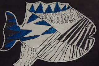Art with Mrs. King: Fish Design