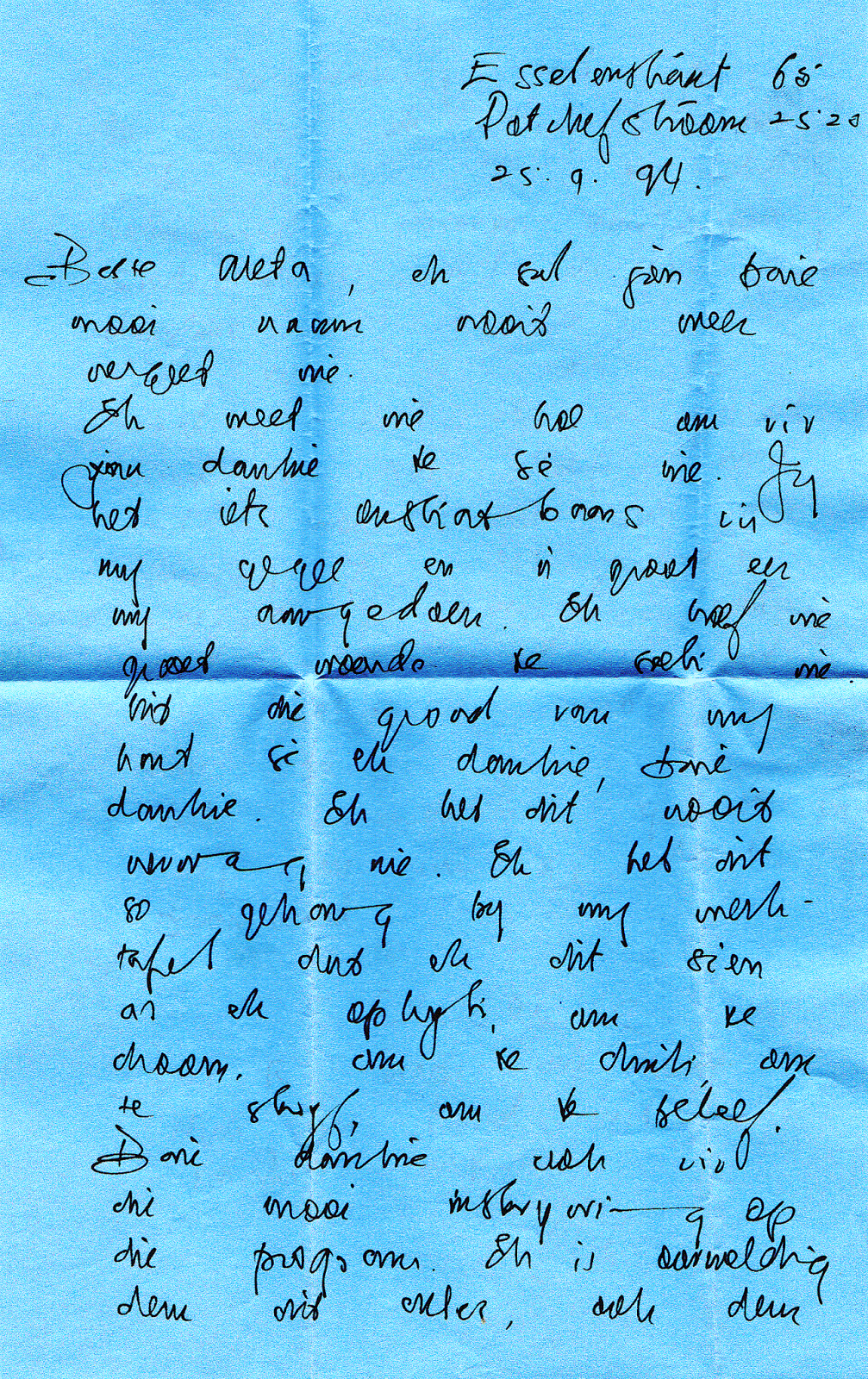 T T CLOETE: A BITTER-SWEET STORY…… – Aleta Michaletos