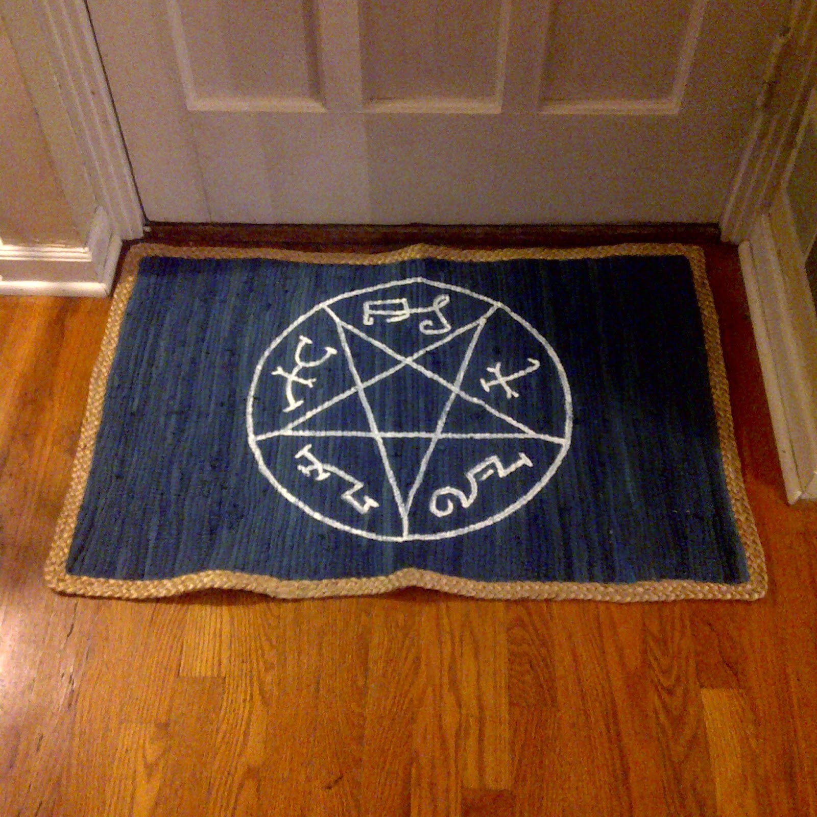 With Our Powers Combined: Supernatural Devil's Trap Rug