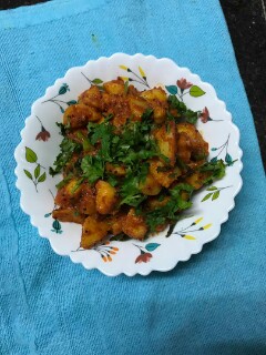 Suki Bhaji (dry potatoes Bhaji)