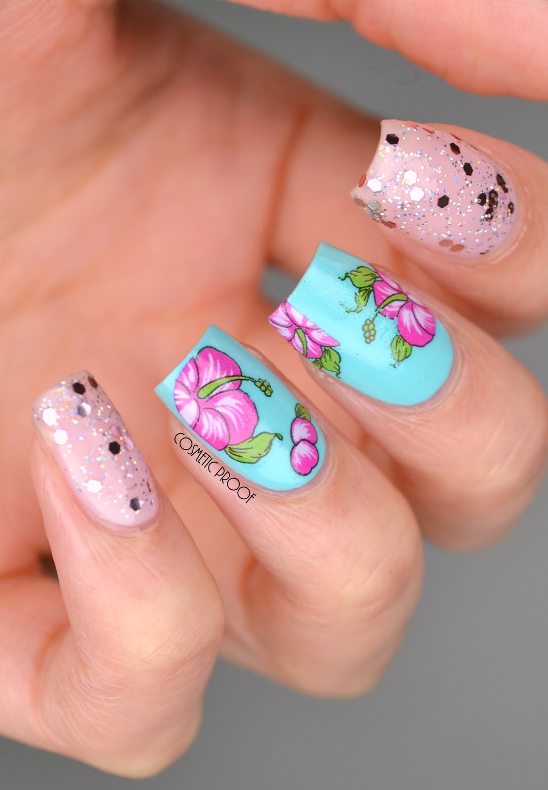 NAILS | Flowers with a Sprinkle of Glitter #ManiMonday | Cosmetic Proof ...