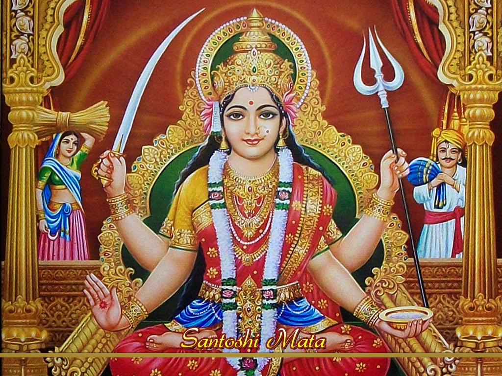 Goddess Santoshi Devi Maa HD wallpapers Images Pictures photos Gallery ...
