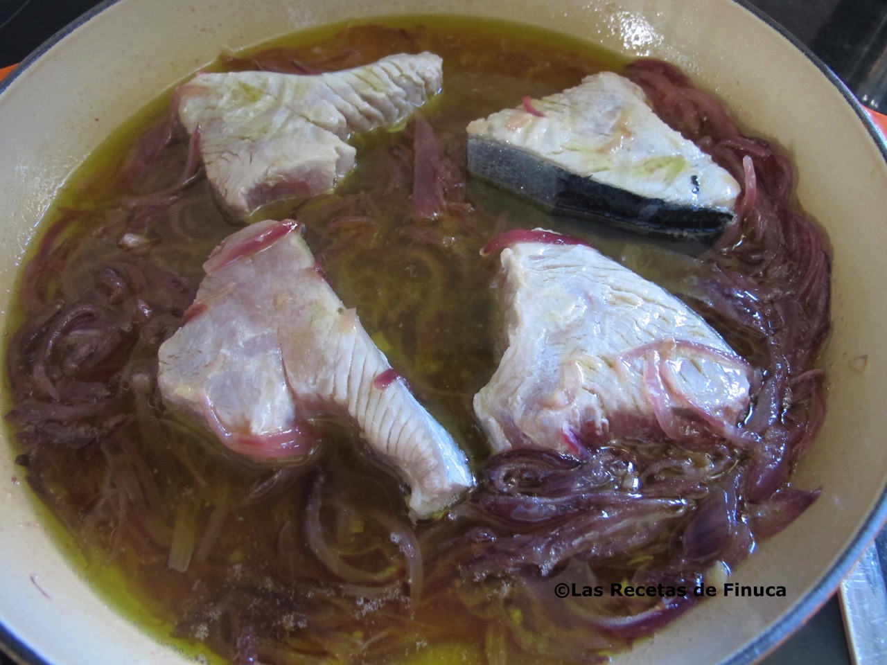 Las Recetas de Finuca: Bonito encebollado